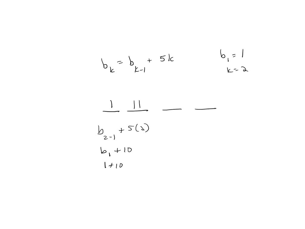 SOLVED: Show all work please! Find the first four terms of the sequence defined by the formula ...
