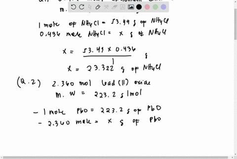 SOLVED: A: Mole-mole conversions For each of the reactions described below, write and balance ...