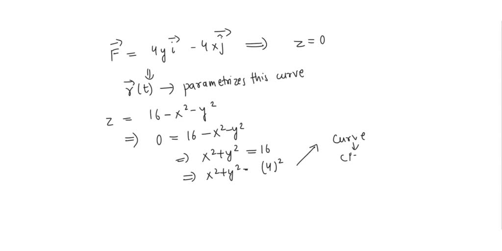 SOLVED: Calculate the circulation, Jc F dr in two ways, directly and using Stokes' Theorem: The ...