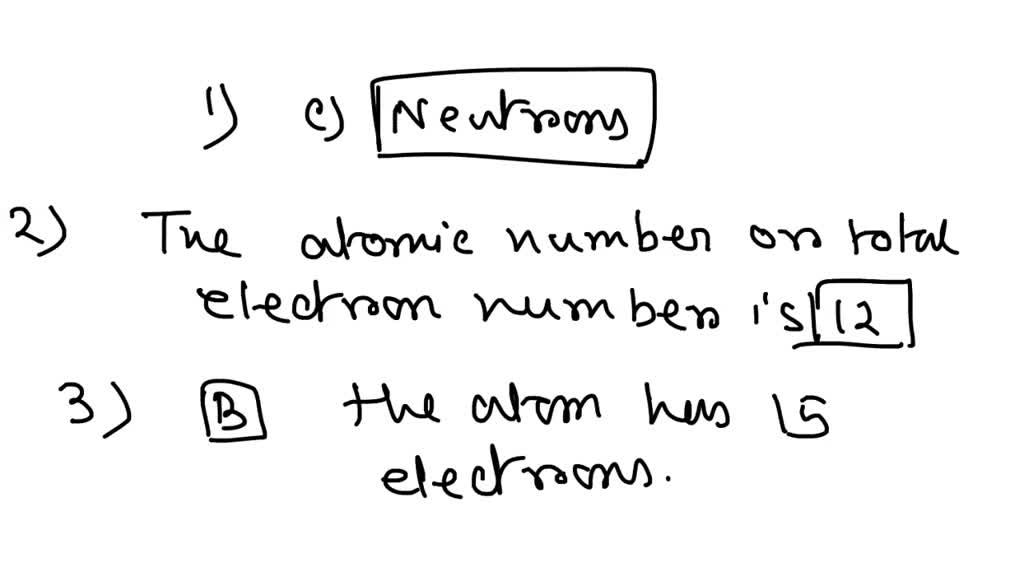 SOLVED: The chemical reactivity of an atom is dependent on the number ...