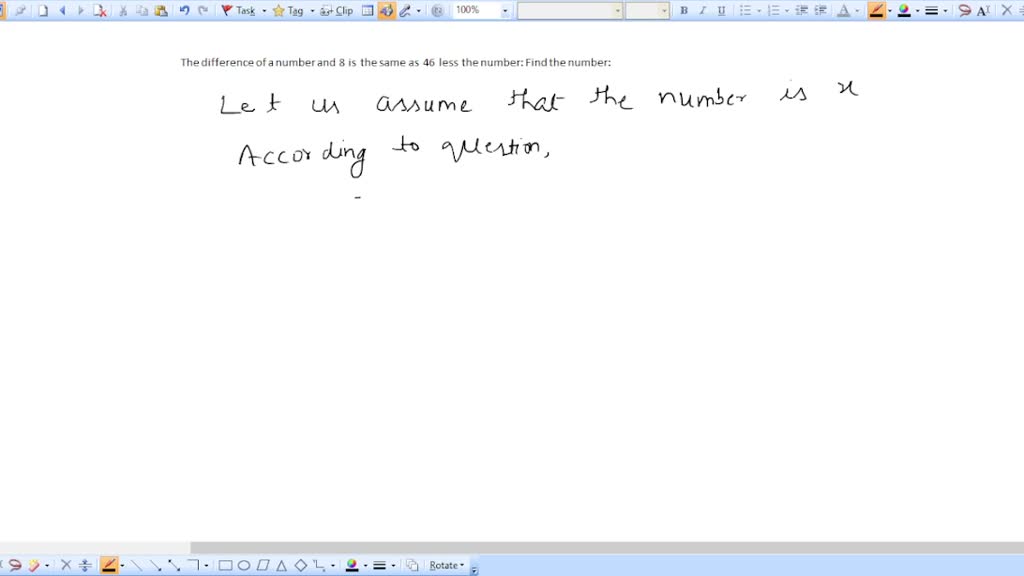 SOLVED The Difference Of A Number And 8 Is The Same As 46 Less The