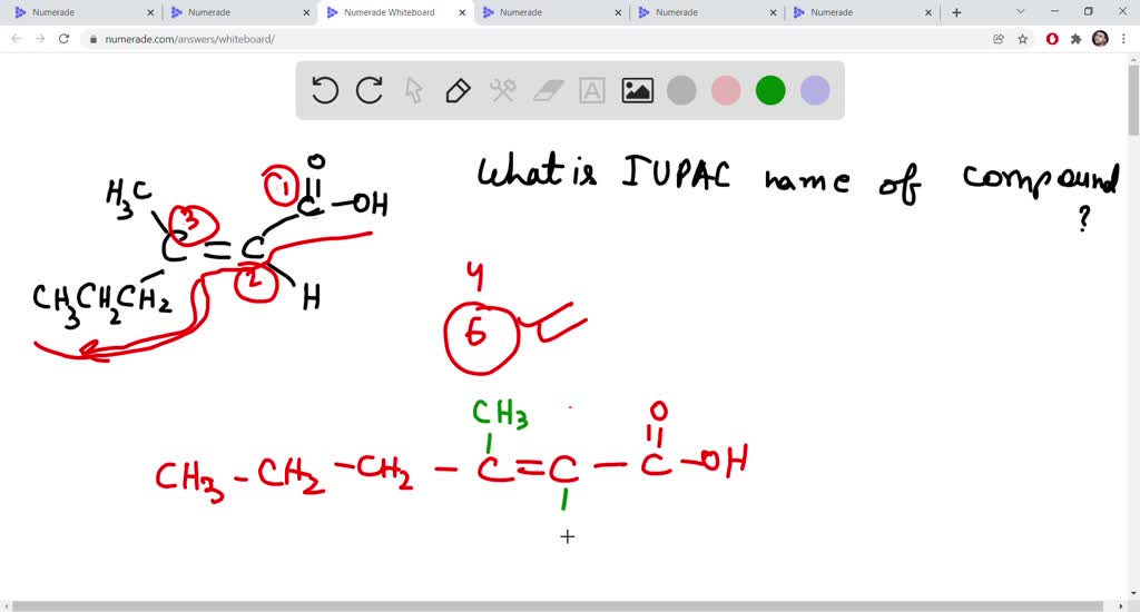SOLVED: What is the IUPAC name of the compound shown? (a) (E)-3- Methyl ...