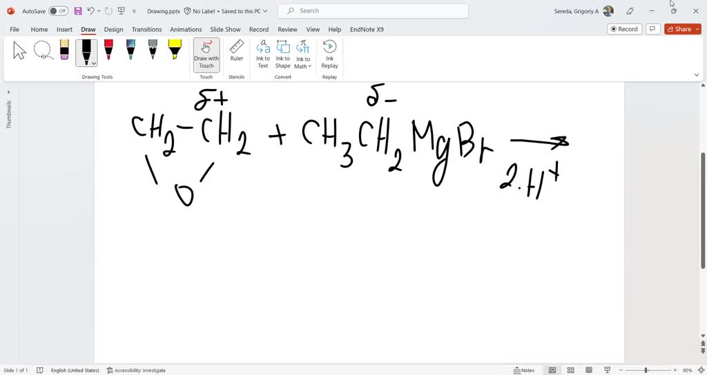 SOLVED: Predict the product resulting from the reaction between ...