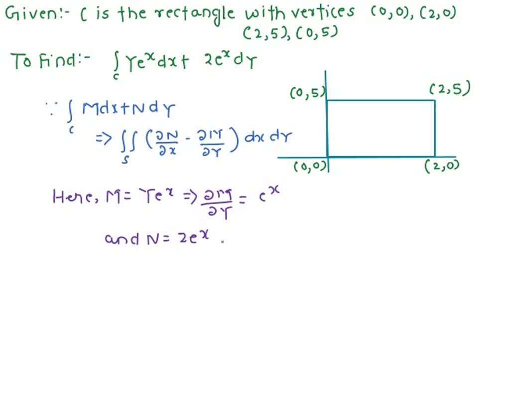 Use Green's Theorem to evaluate the line integral along the given ...