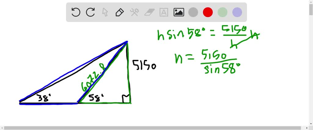 SOLVED: An airplane is flying at an elevation of 5150 ft, directly ...