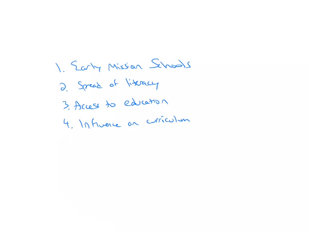 SOLVED: Using relevant examples explain how the church has impacted on ...