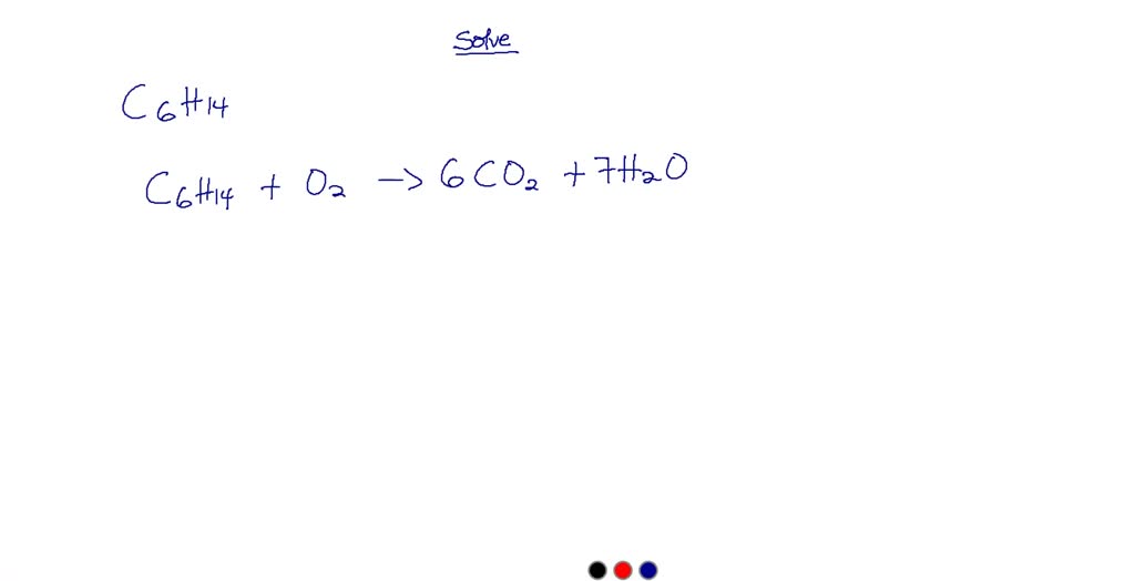 SOLVED: 'Determine the balanced chemical equation for the complete ...