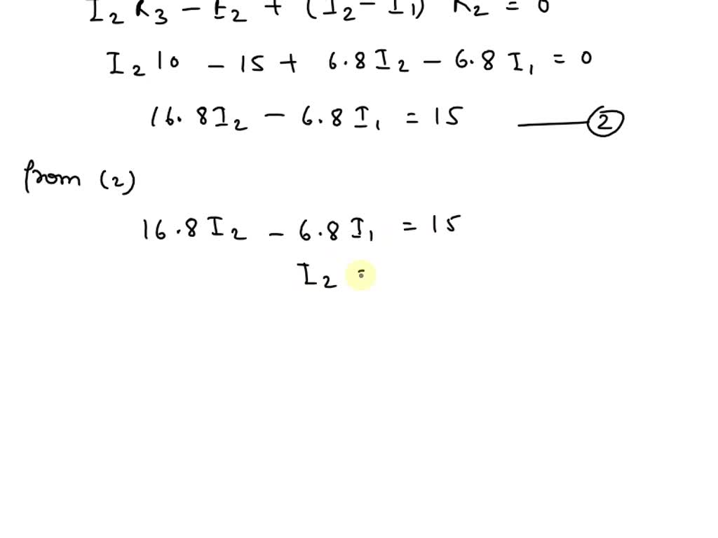 SOLVED: Texts: y = 1 (y equals 1) a) Find the node voltages Vn1, Vn2 ...