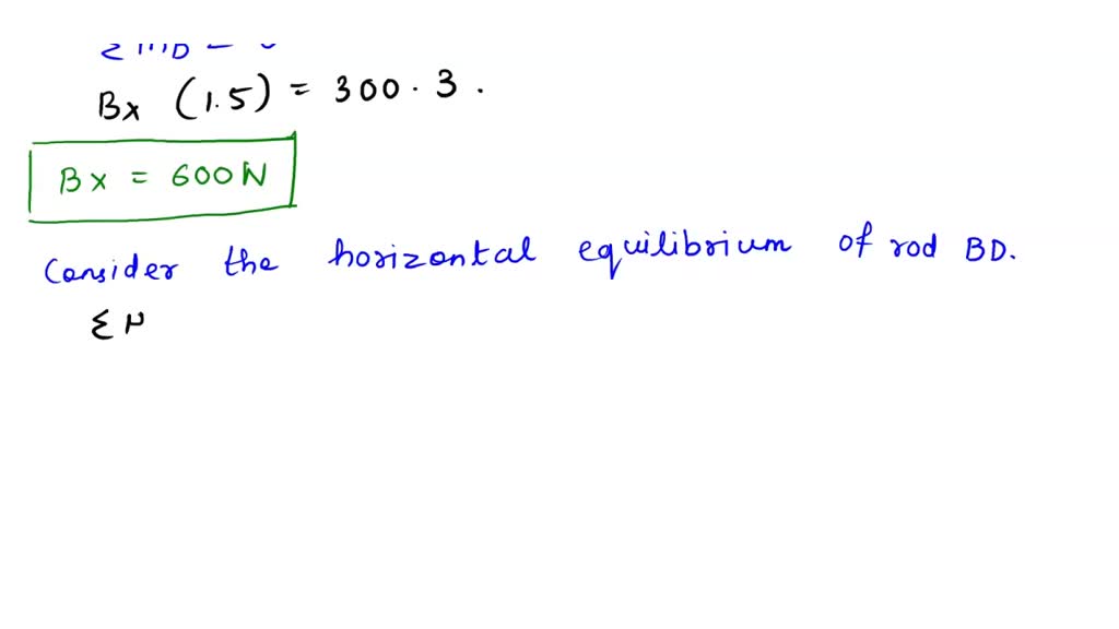 SOLVED: Determine the horizontal and vertical components of force which pin C exerts on member A ...