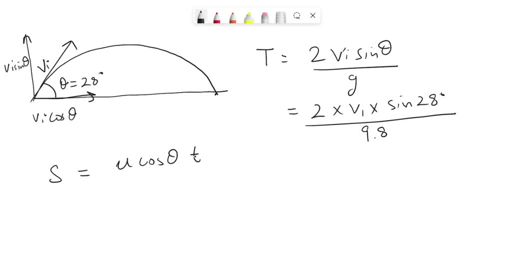 SOLVED: An athletic executing a long jump leaves the ground at a 1280 ...