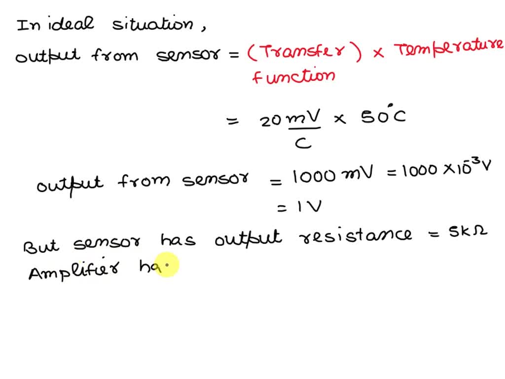 SOLVED: A sensor outputs 0 to 1 V. Design a signal conditioning to ...