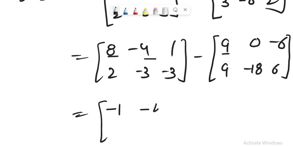 SOLVED: Compute each matrix sum or product If it iS defined If an ...