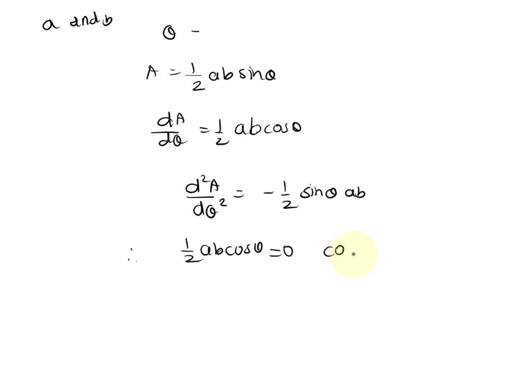 SOLVED: 2. A gutter having a triangular cross-section is to be made by ...