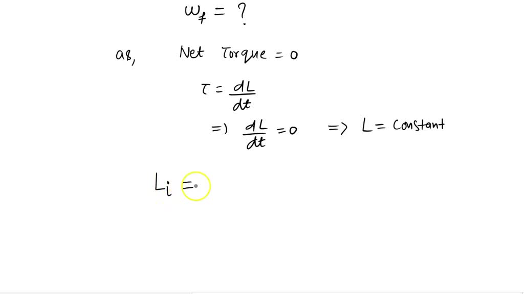 SOLVED: 2W 21 Two cylinders ( Idisk mr2 rotating counterclockwise ...