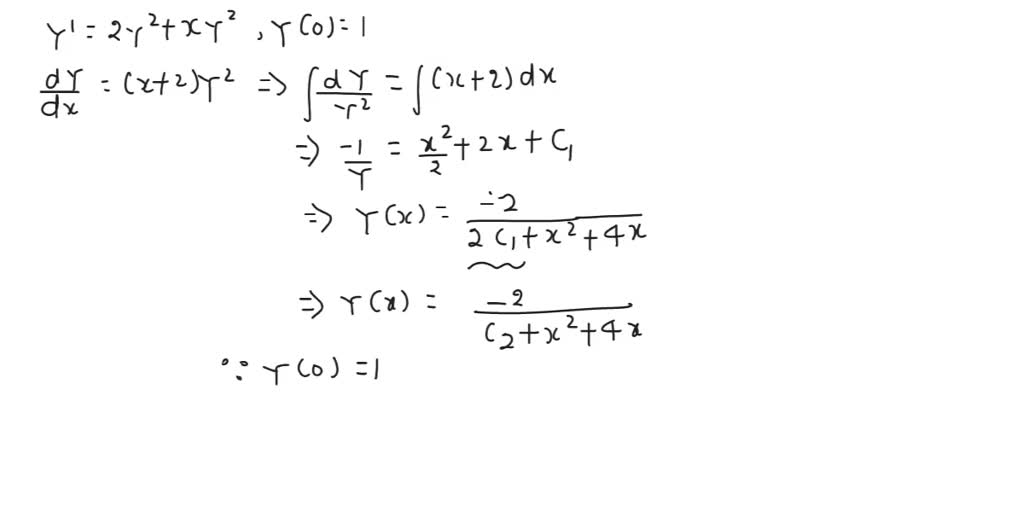 SOLVED: Chapter 2, Section 2.2, Question 19 Solve the initial value ...