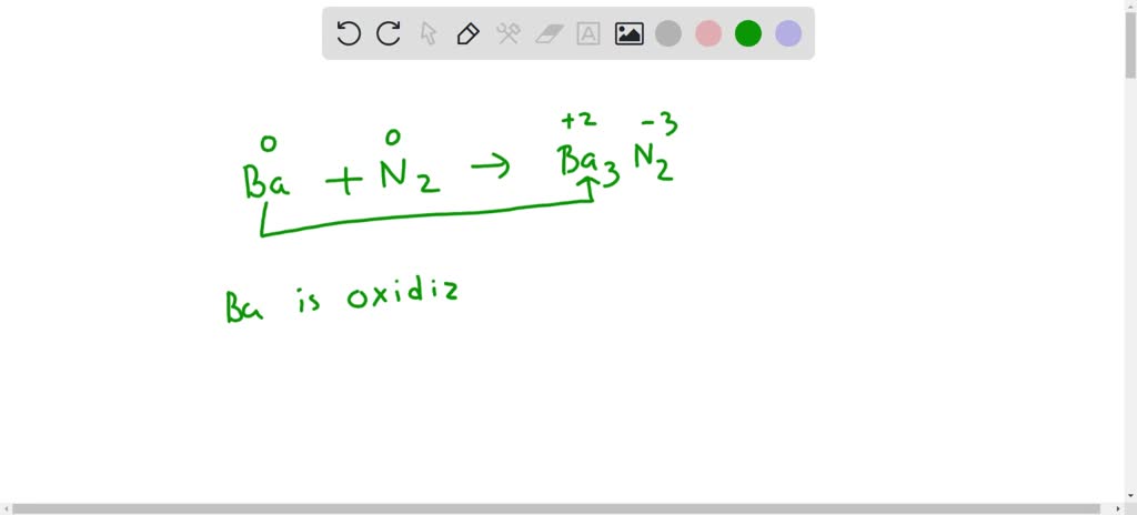 SOLVED: In a reaction involving Barium metal and Nitrogen gas to ...