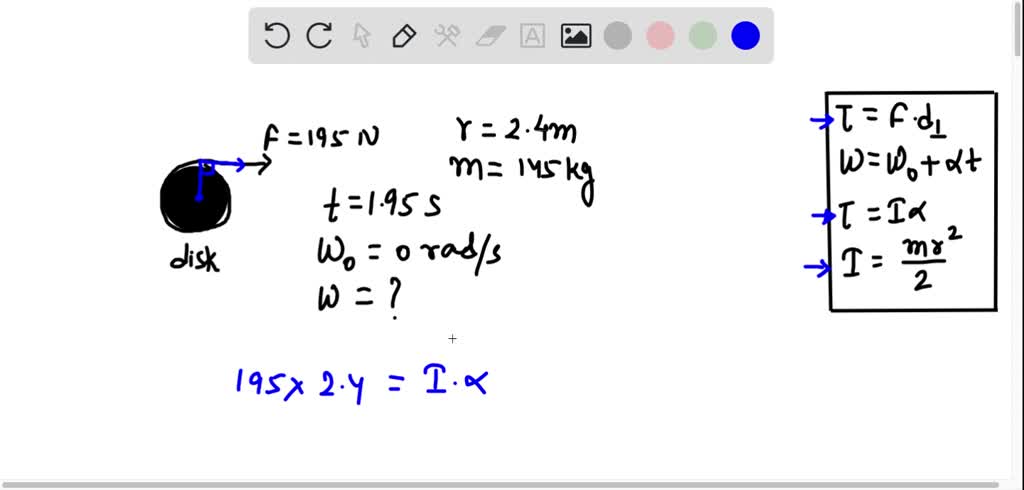 A rope is wrapped around the rim of a large uniform solid disk of mass ...