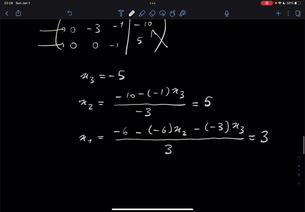 SOLVED: Solve the equation Ax= b by using the LU factorization given ...