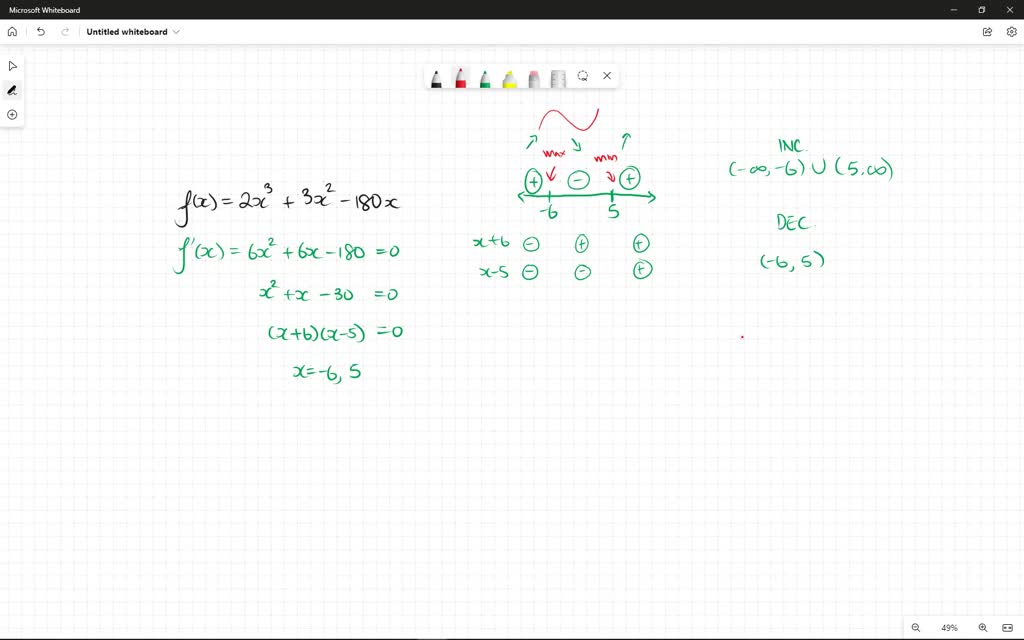 SOLVED: Consider the equation below. (If you need to use -∞ or ∞, enter ...