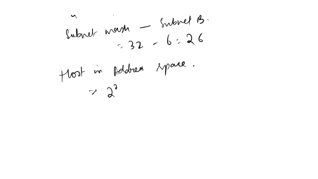 Question 3 [10] The figure below shows two subnets connected by a ...