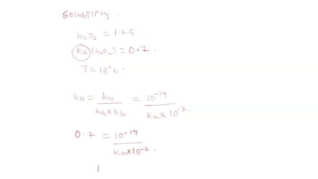 SOLVED: Hydrogen peroxide (H2O2) is a powerful oxidant present in the ...