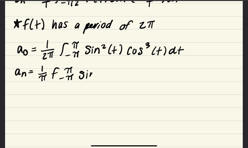 SOLVED: f(t) = t^2, -2