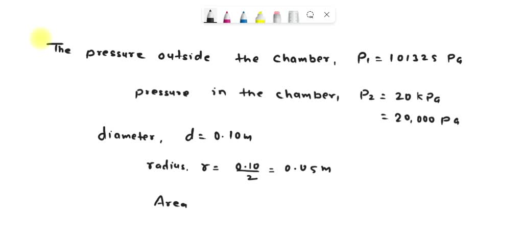 VIDEO solution: A 20-cm-diameter circular cover is placed over a 10-cm ...