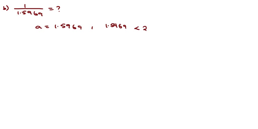SOLVED: Apply Newton's method to the equation to derive the following reciprocal algorithm: Xn ...