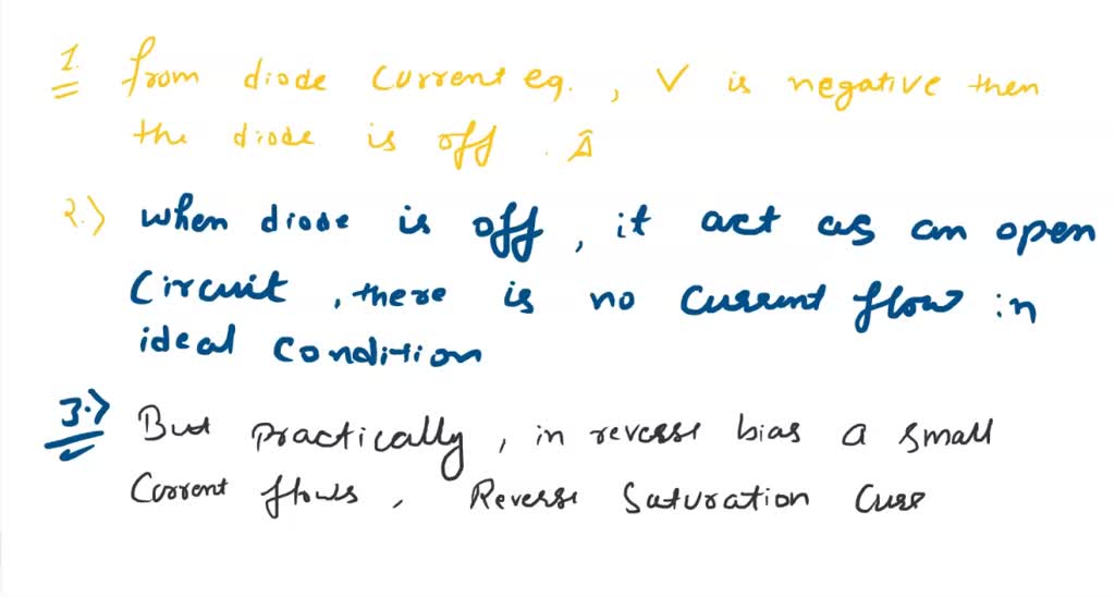 SOLVED: The ideal diode current/voltage relationship is given by I = Is ... SOLVED: The ideal diode current/voltage relationship is given by I = Is ...