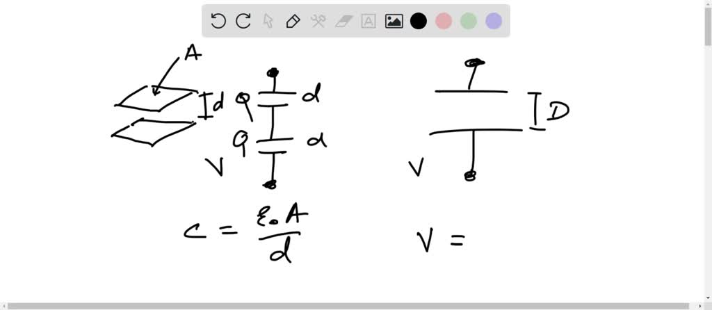 SOLVED: Capacitors Series Arrangement Activity 2.2 Capacitance for For ...