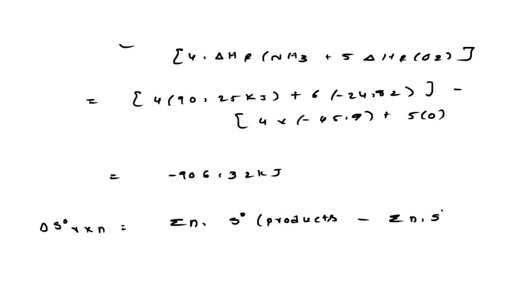 SOLVED: Consider the reaction: H2 + Cl2 â†’ 2HCl a. Calculate Î”H (Enthalpy), Î”S (Entropy), Î”G ...