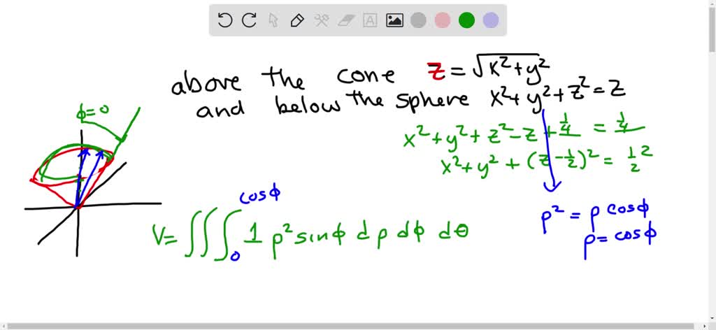 SOLVED: Use spherical coordinates to find the volume of the solid that ...