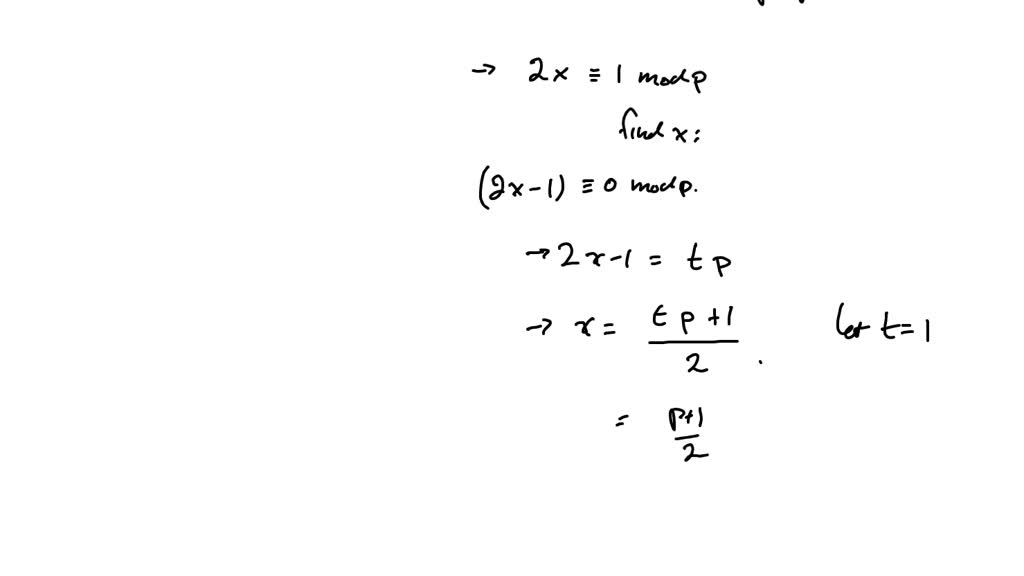 SOLVED: 4. Let p be a prime number. Prove that (p-1)! ≡ -1 (mod p ...