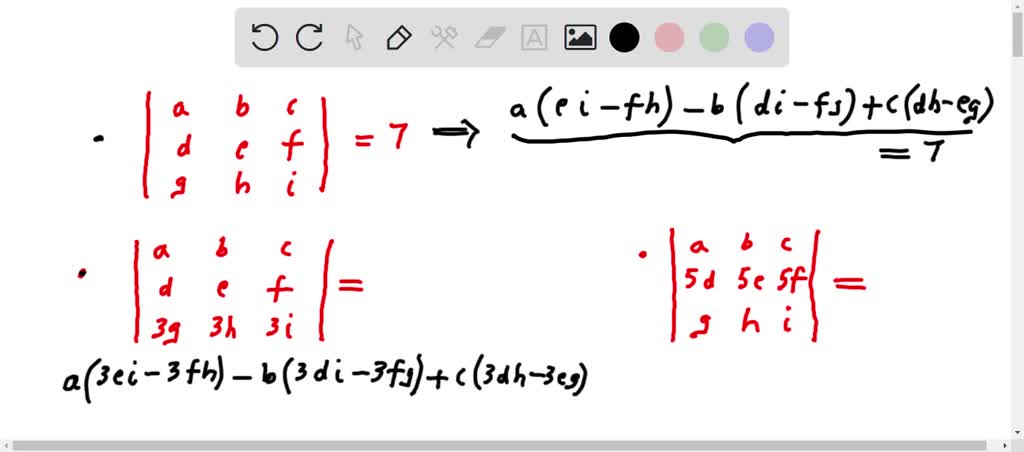 SOLVED: Find the determinants in Exercises 15-20, where 15. 3g 16 5d Se ... SOLVED: Find the determinants in Exercises 15-20, where 15. 3g 16 5d Se ...