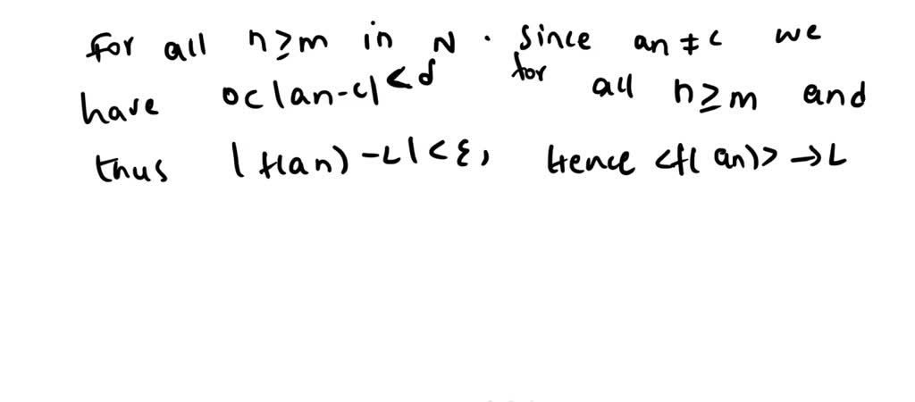 Solved Sequential Characterization Of Continuity Prove That A Function