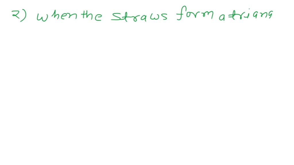 SOLVED: Process Questions: Shorter Straws 1) What pattern did you ...