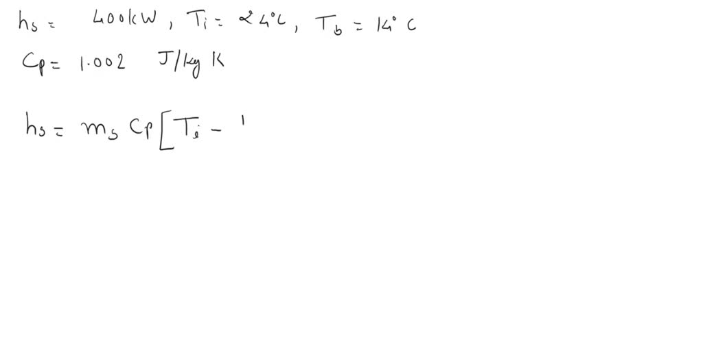 SOLVED: A 100% outdoor summer air conditioning system has a room ...