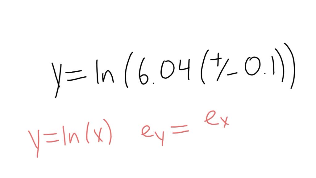 SOLVED: What is the absolute uncertainty of y for the following ...