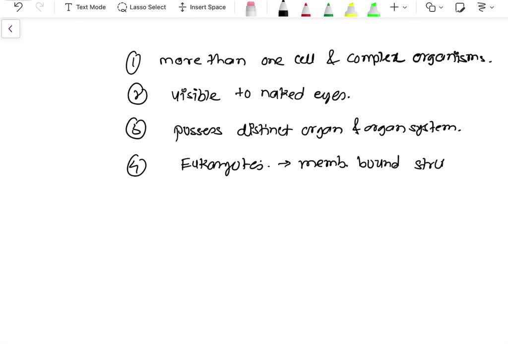 SOLVED: The chart below shows examples from two groups of organisms ...
