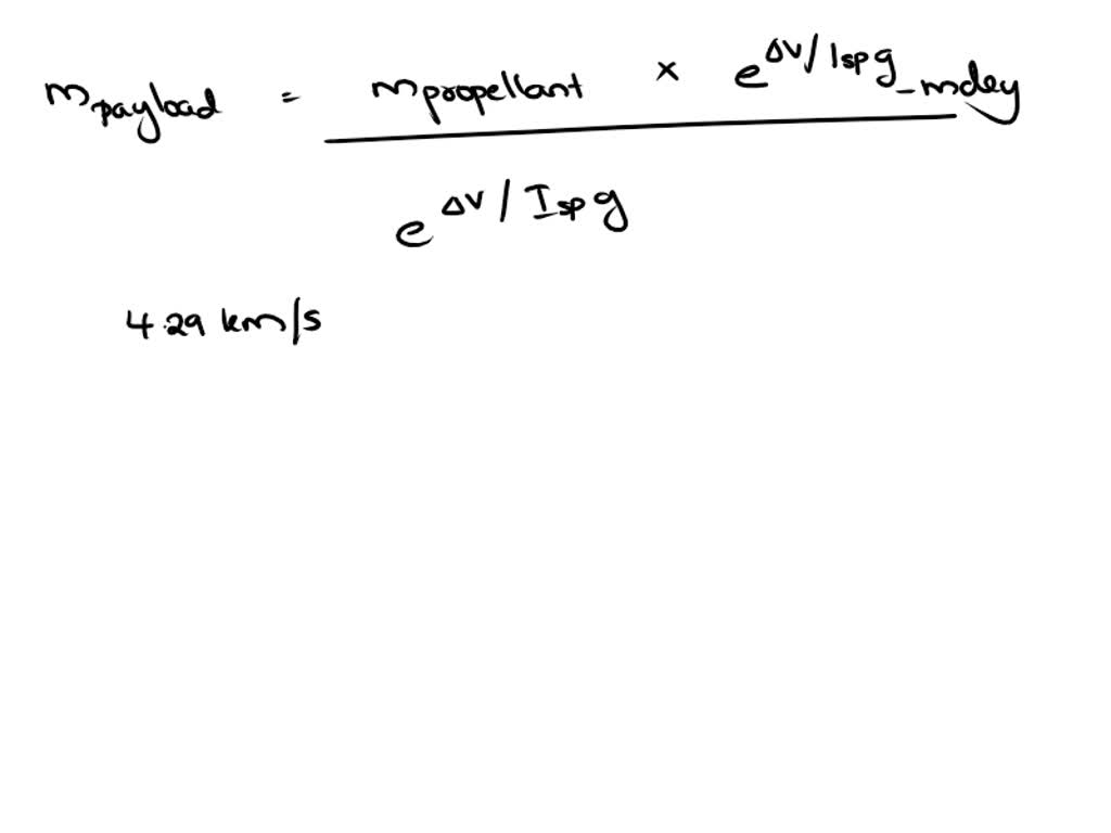 Exercise 1: An orbital transfer vehicle (OTV) is designed with a single ...