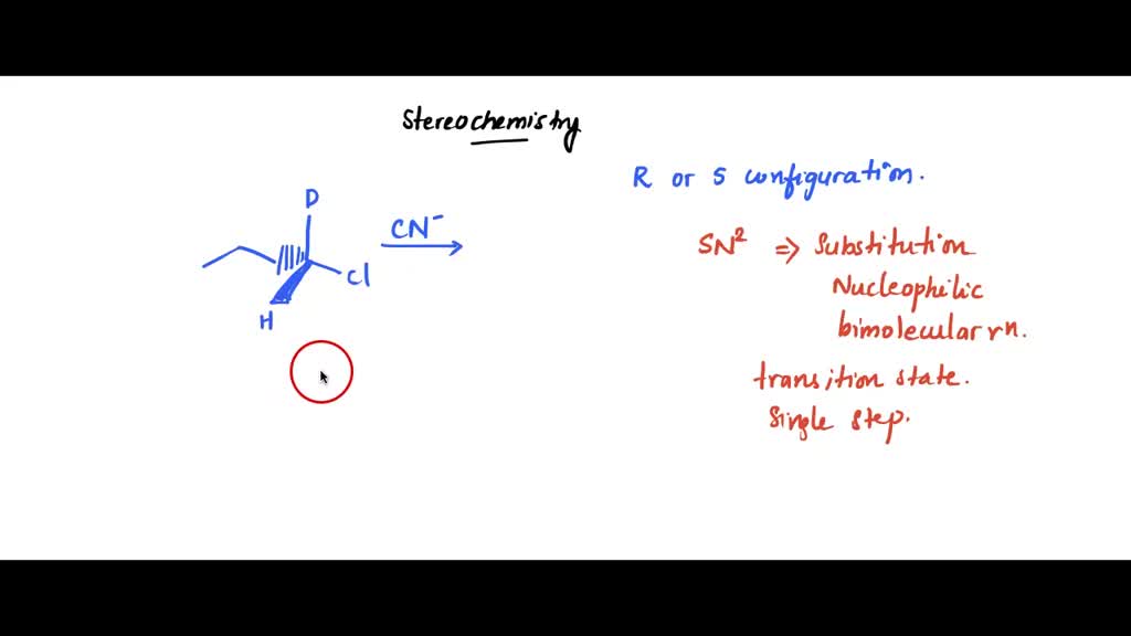 SOLVED: For the Sw2 reaction, draw the major organic product and select ...