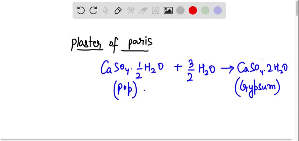 SOLVED: 13. Plaster of Paris should be stored in a moisture-proof ...