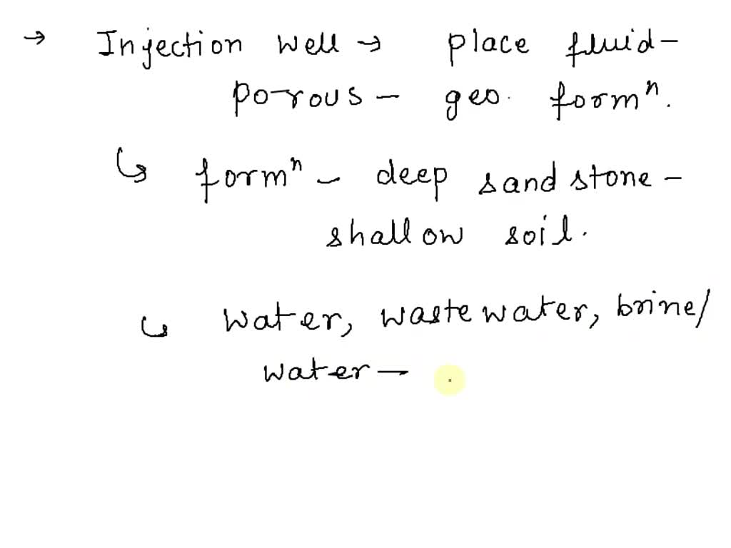 SOLVED: The petroleum industry uses deep-well injection to dispose of ...