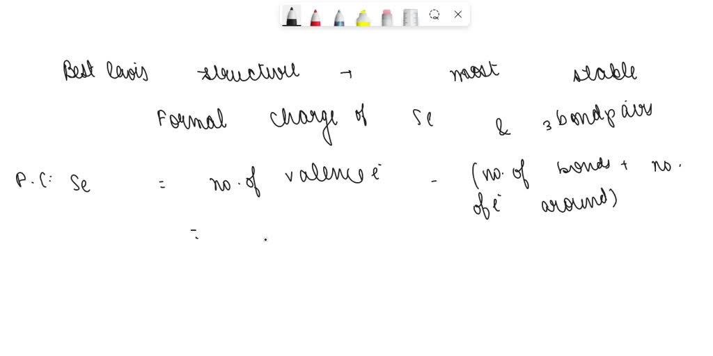 SOLVED: Below arc three possible Lewis structures for SeO4? Which is ...