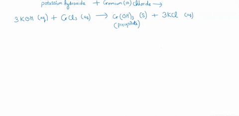 Show all work for rating aqueous potassium chloride kcl...