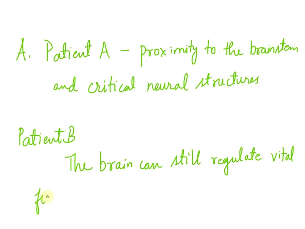 SOLVED: A trauma patient involved in a fall from 25 feet has a ...