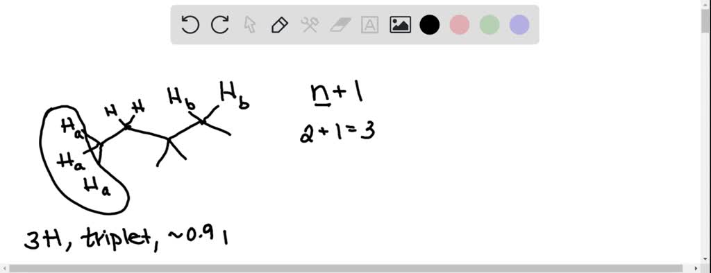 SOLVED: For the protons labeled Ha and Hb in the structure below, predict the characteristics of ...