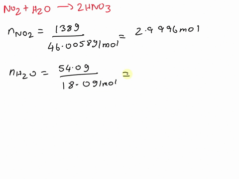 7. How many grams of nitric acid, HNO3, can be prepared from...