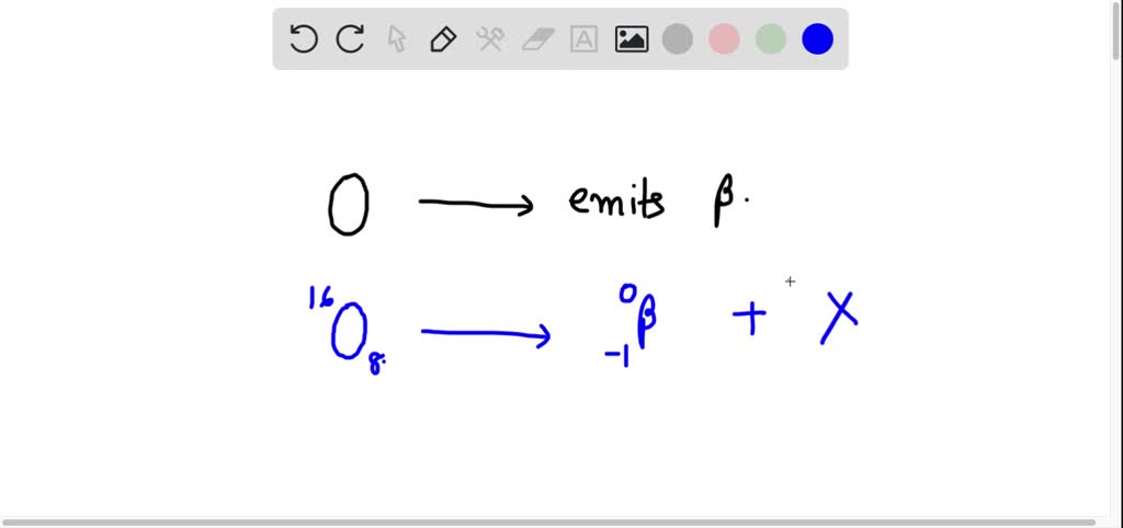 SOLVED: When an unstable 0 nucleus undergoes beta decay; the nucleus ...