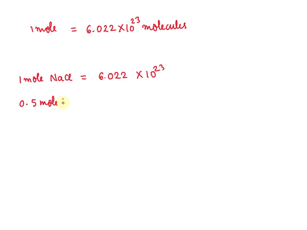 SOLVED: if you are given 50mL of a solution of 0.2M NaCl, how many ...